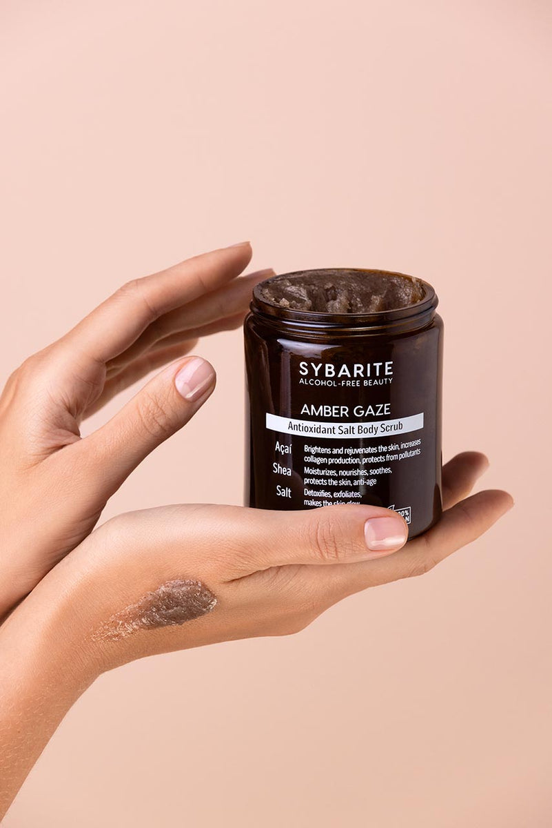 AMBER GAZE - ANTIOXIDANT SALT BODY SCRUB – MAISON SYBARITE